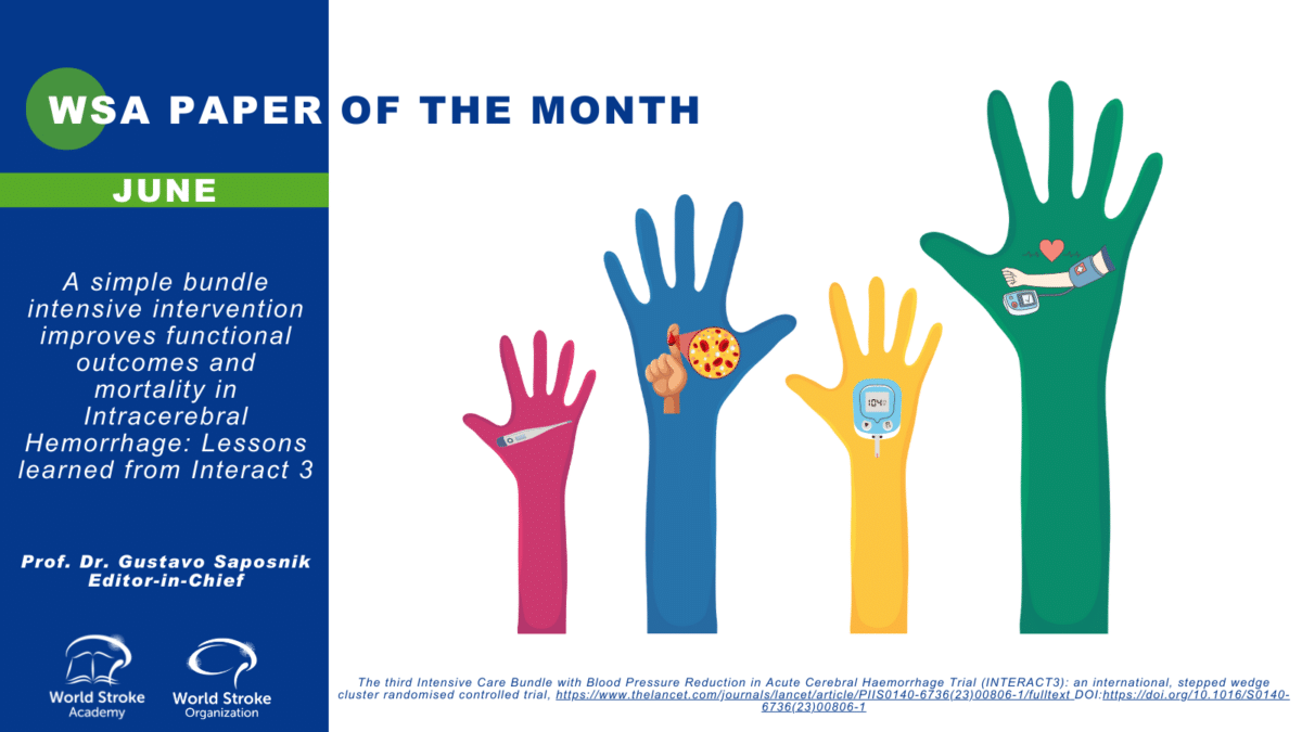 The Paper of The Month - June - World Stroke Academy